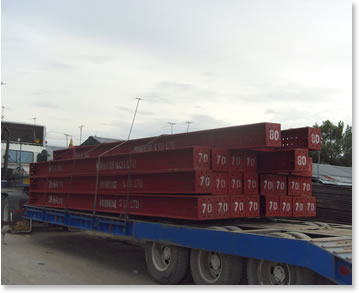 บริการงานตอก-ถอน แผ่น Sheet Pile, King Post ทำระบบ Barcing ป้องกันดินพัง งานขุดและขนย้ายดิน งาน ...